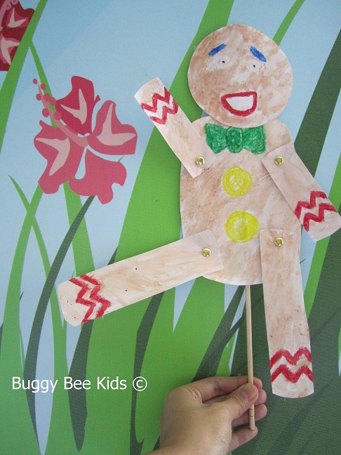 Buggy Bee Kids - Crafts for Kids in Singapore!: Movable Gingerbread Man