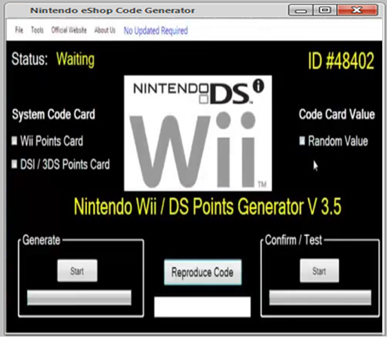 Nintendo eShop Card Code Generator ~ alam wernick