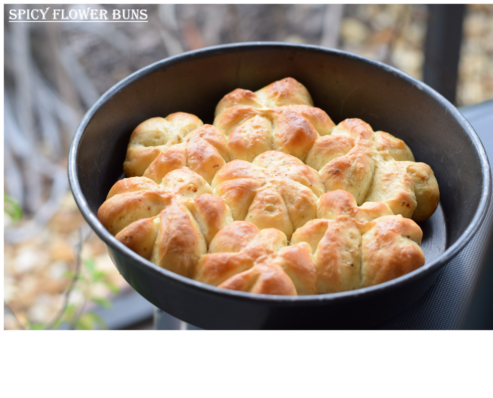 Sarita's Kitchen Blog: Spicy Flower buns