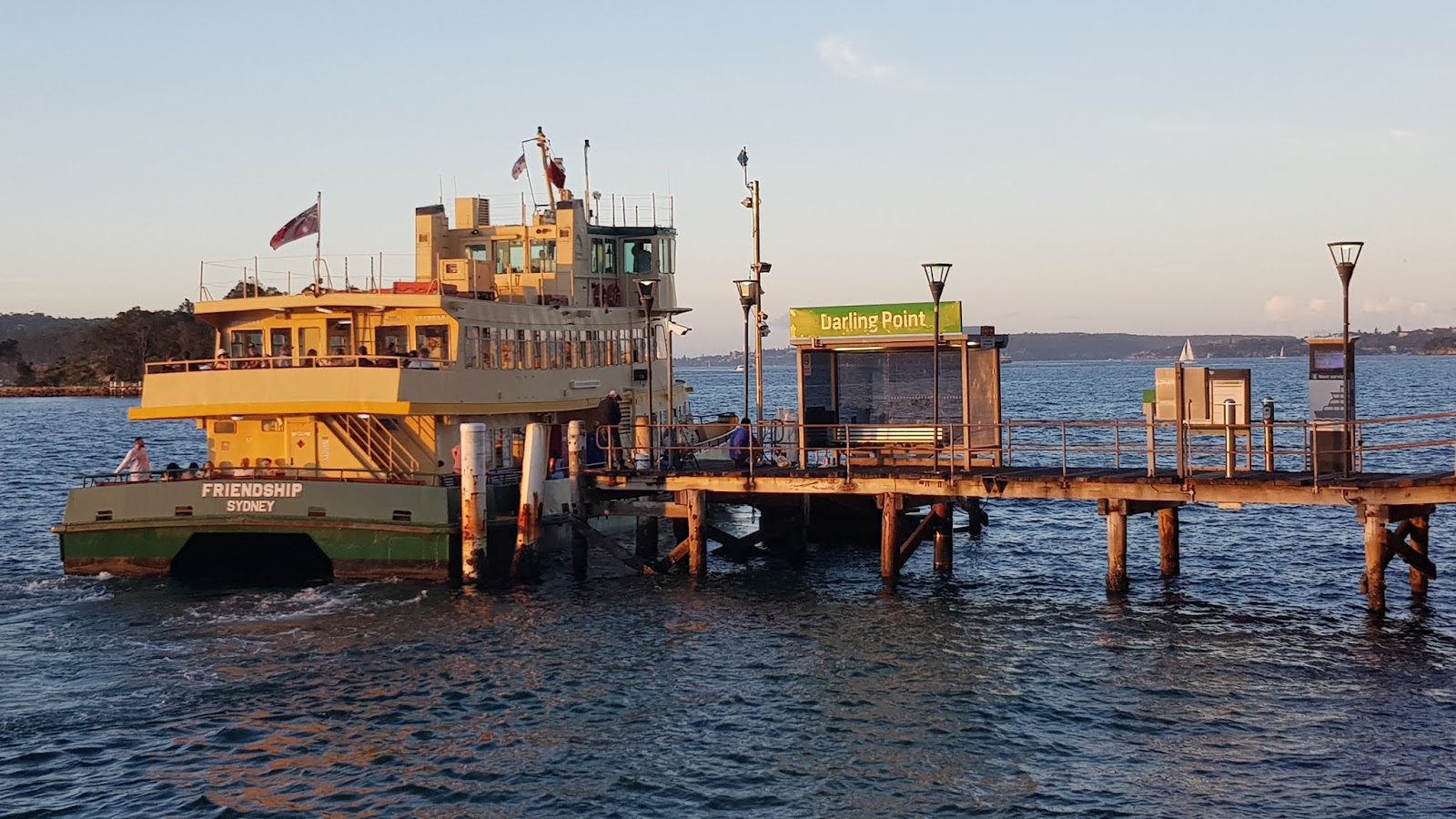 Sydney - City and Suburbs: Darling Point, ferry wharf