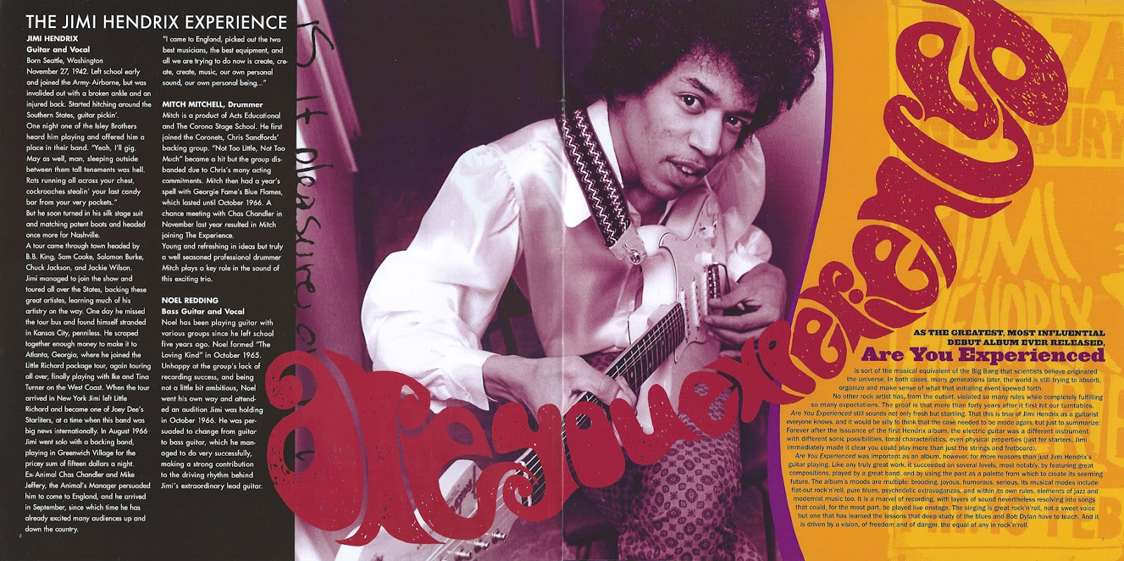 The Jimi Hendrix Experience - Are You Experienced (US Edition, 1967 ...