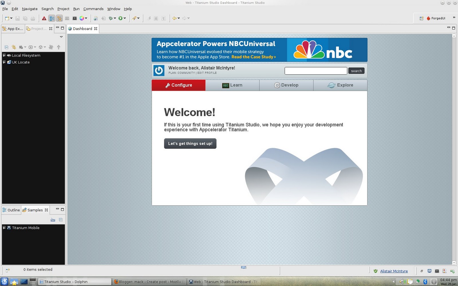 mack: Very basic Appcelerator tutorial