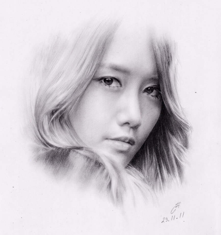 Samantha: share some portrait drawings