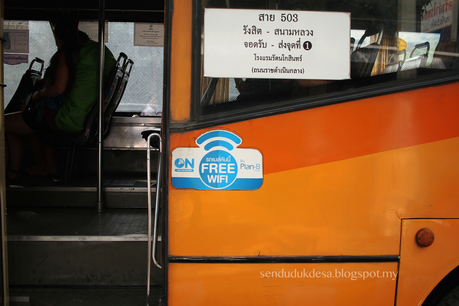 sendudukdesa journal: THAILAND : Perkhidmatan Bas Awam di Bangkok