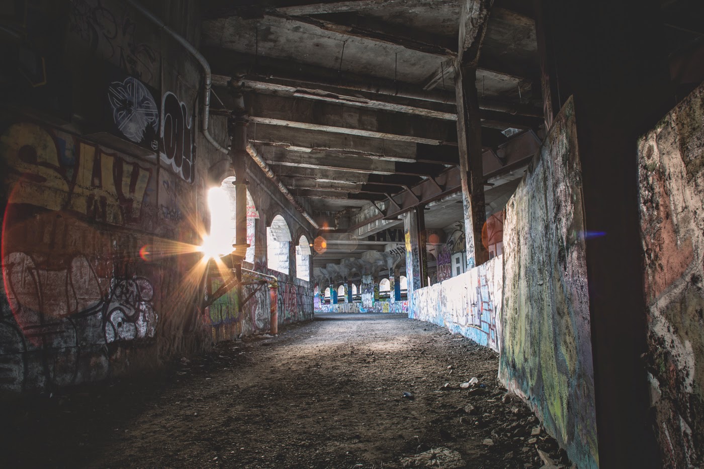 Climbing The Fence: An Abandoned Subway - A blog of photos and ...