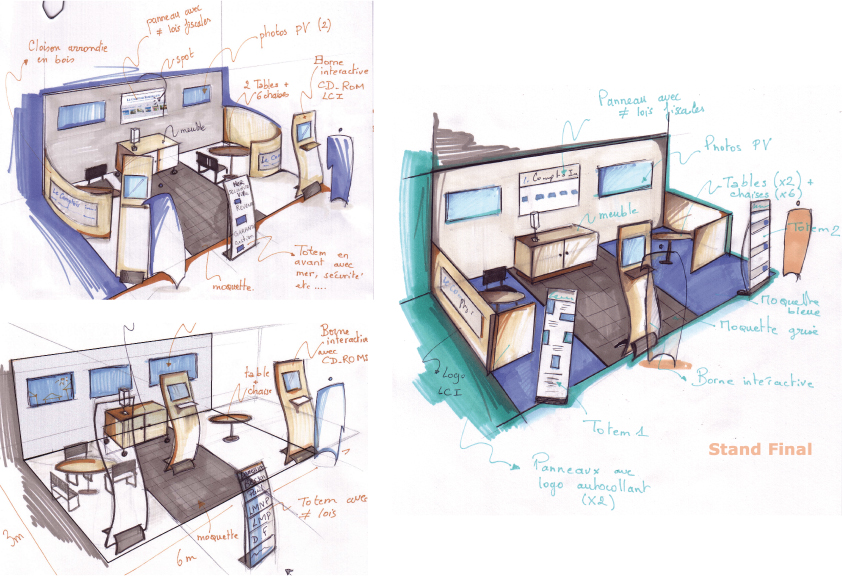 INTERIORES EFÍMEROS UM: DISEÑO STAND