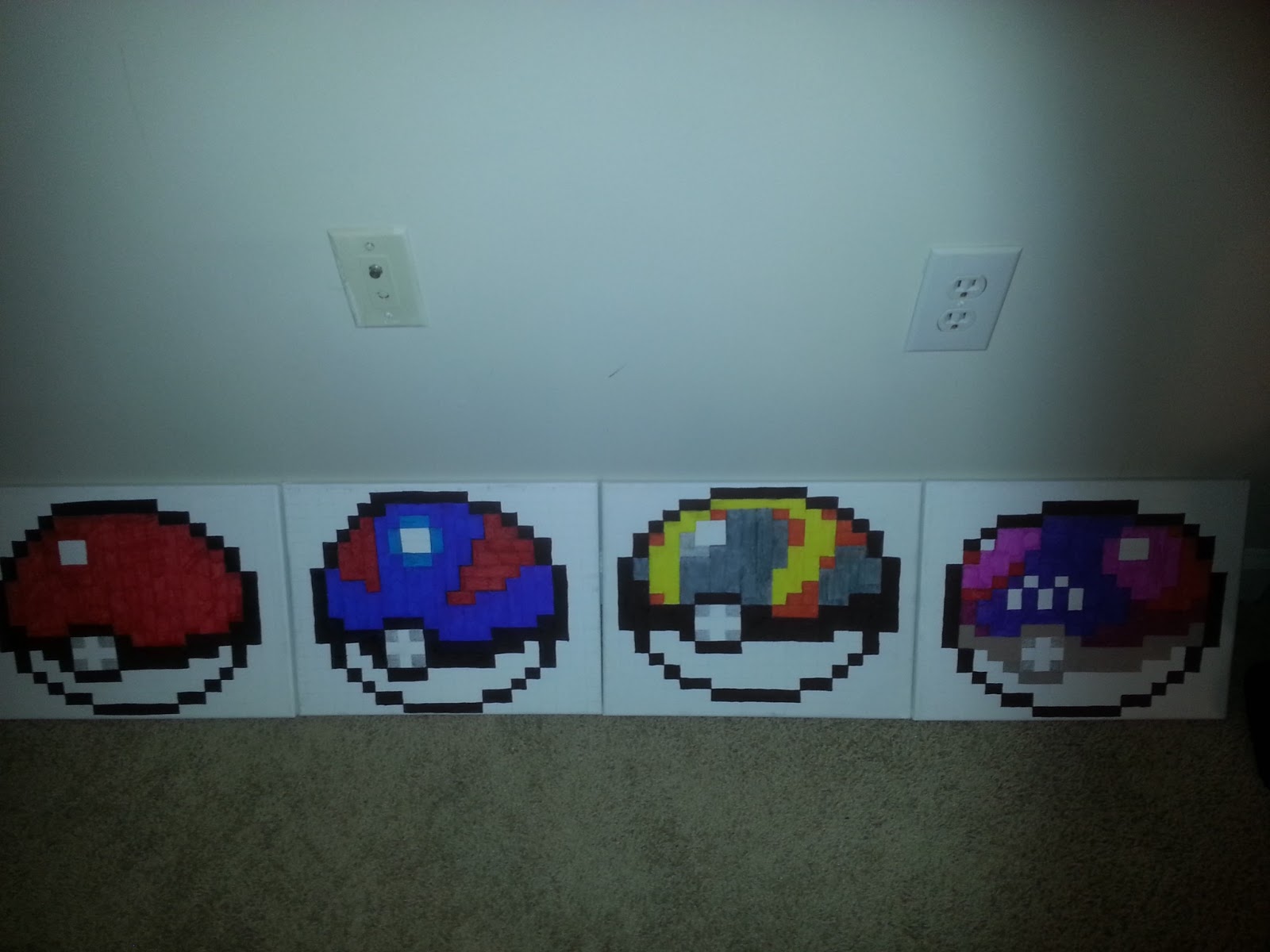 Robert Skelton's Thoughts: Pokeball Pixel Art