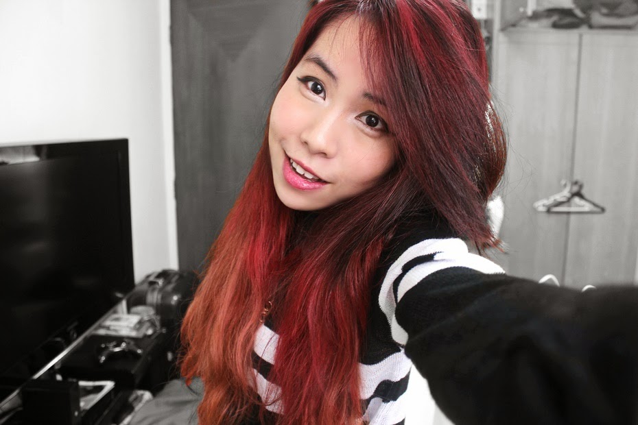 Melody: DIY: Gradient Red Hair (w/ Pastel Pink)