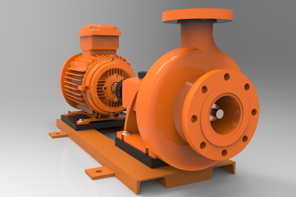 300. Centrifugal Pump 3D || Free download 3D models