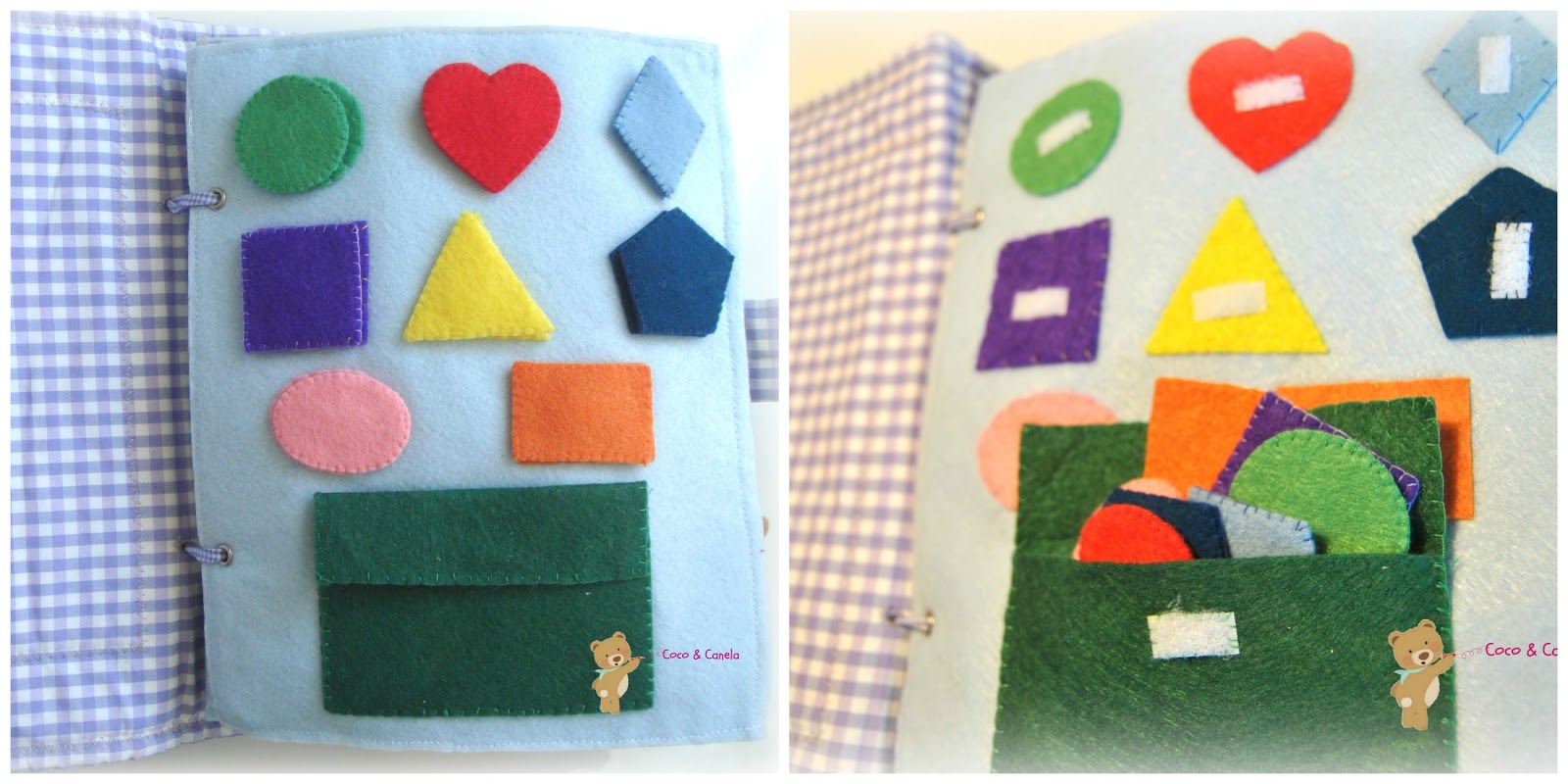 Quiet Book o Libro Sensorial | Coco & Canela Handmade