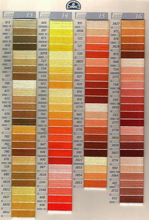 Her Telden : DMC renk kataloğu