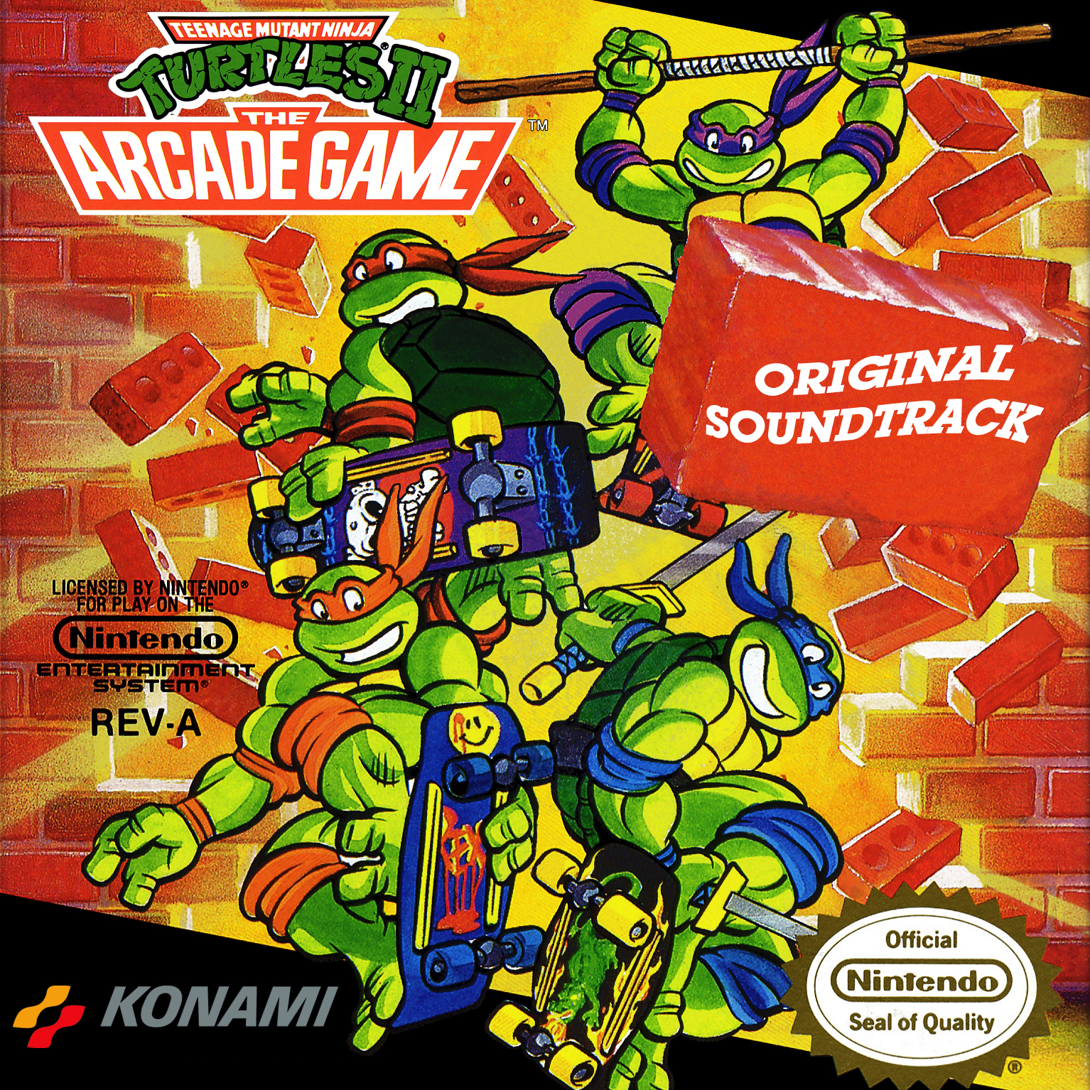 High Quality Album Covers: Teenage Mutant Ninja Turtles II: The Arcade ...