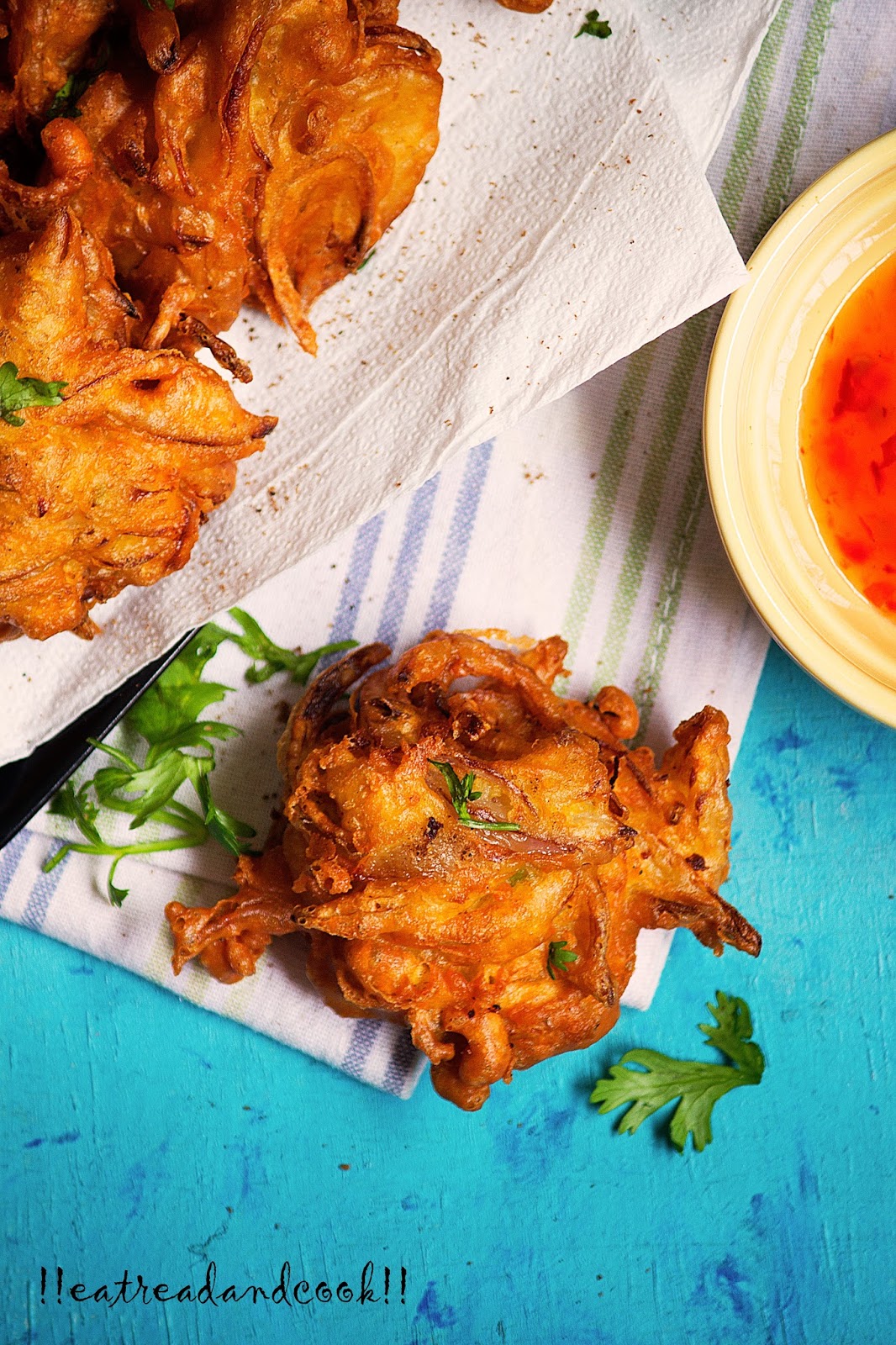 Pyaji / Onion Bhaji / Onion Fritters