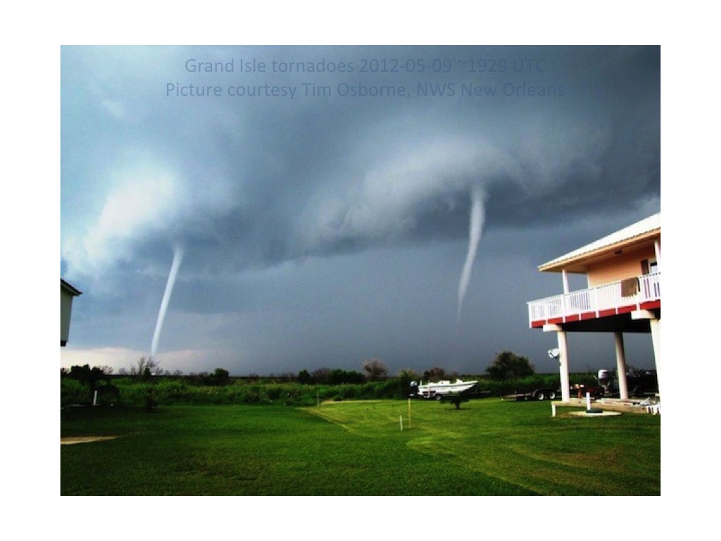 Jim LaDue view: The nonsupercell tornado outbreak of 2012 May 09 along ...