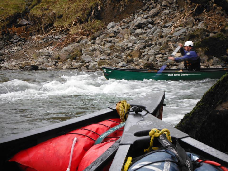 Canoes, Mountains & Caves: Pinned Canoe ... Interesting Day