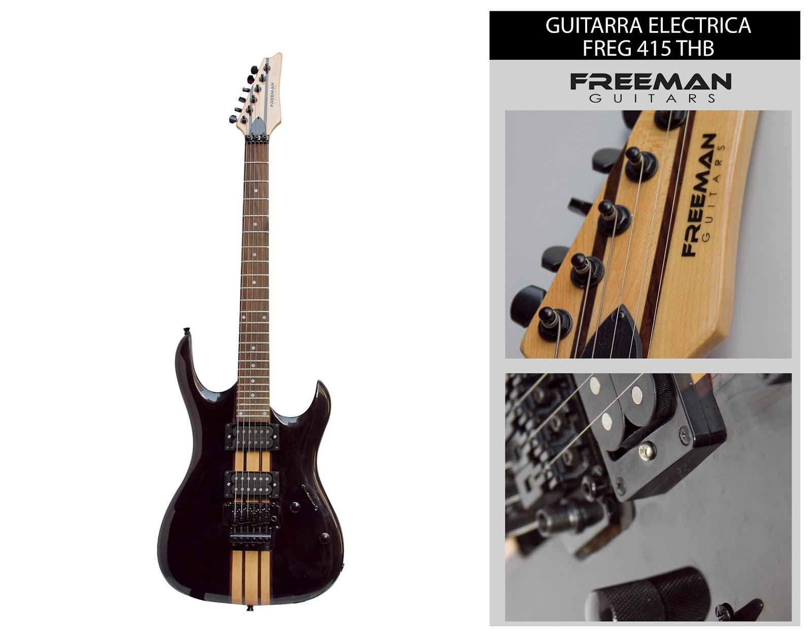 FREG415THB GUITARRA ELECTRICA COLOR TVF FREEMAN - SONIDO LATAM
