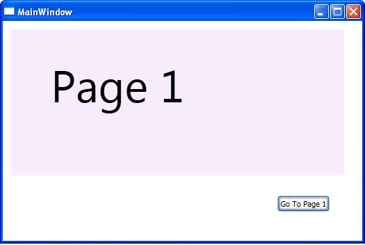 My Virtuosity: How to Navigate using Frame (Window to Page) WPF in C#