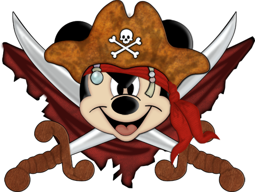 Mickey Mouse Pirate: Free Party Printables and Images. - Oh My Fiesta ...