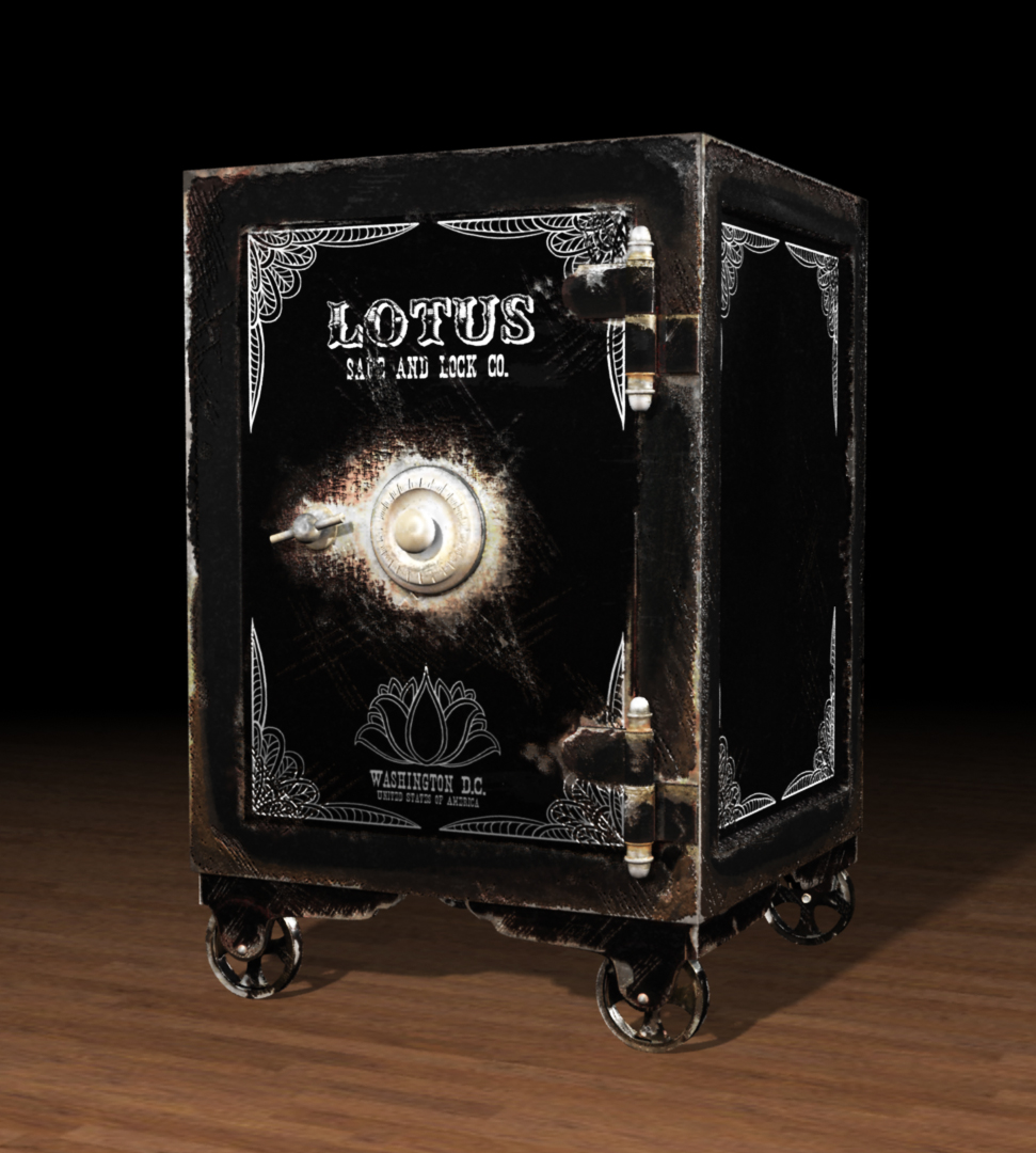 Claire K Niebergall: Model and Textures - Old Safe