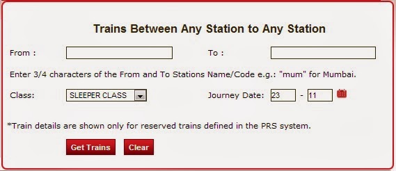 Train List Between Any Station to Any Station (know Station Codes ...