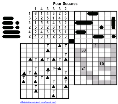 Four Squares: F2: Solution
