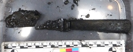 The Civil War Picket: USS Monitor conservation: 'Hiding' knife found ...