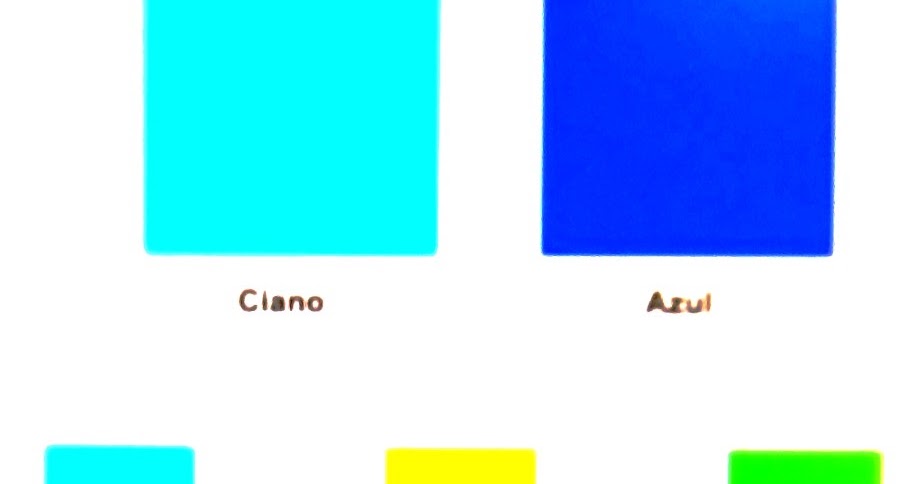 .: Teoria das Cores: Qual a diferença entre Azul e Ciano?