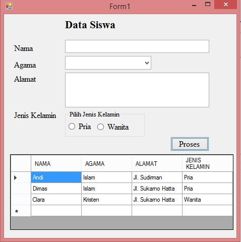 Tutorial VB.Net #06: Entry Data Ke Datagridview | priacoding