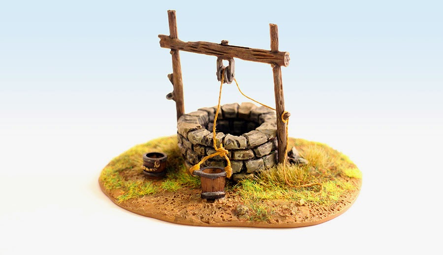 1000 Foot General: Architects of War scenic pieces: Donkey Mill, Well ...