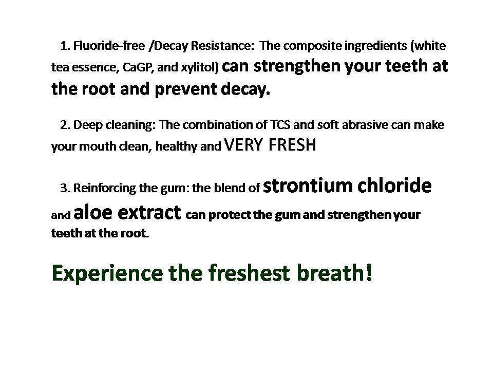 Longrich White Tea Multi-Effect Toothpaste: April 2016