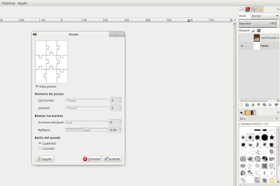 Cotidiana Place: Puzle (puzzle) con GIMP y Writer, y mucho más