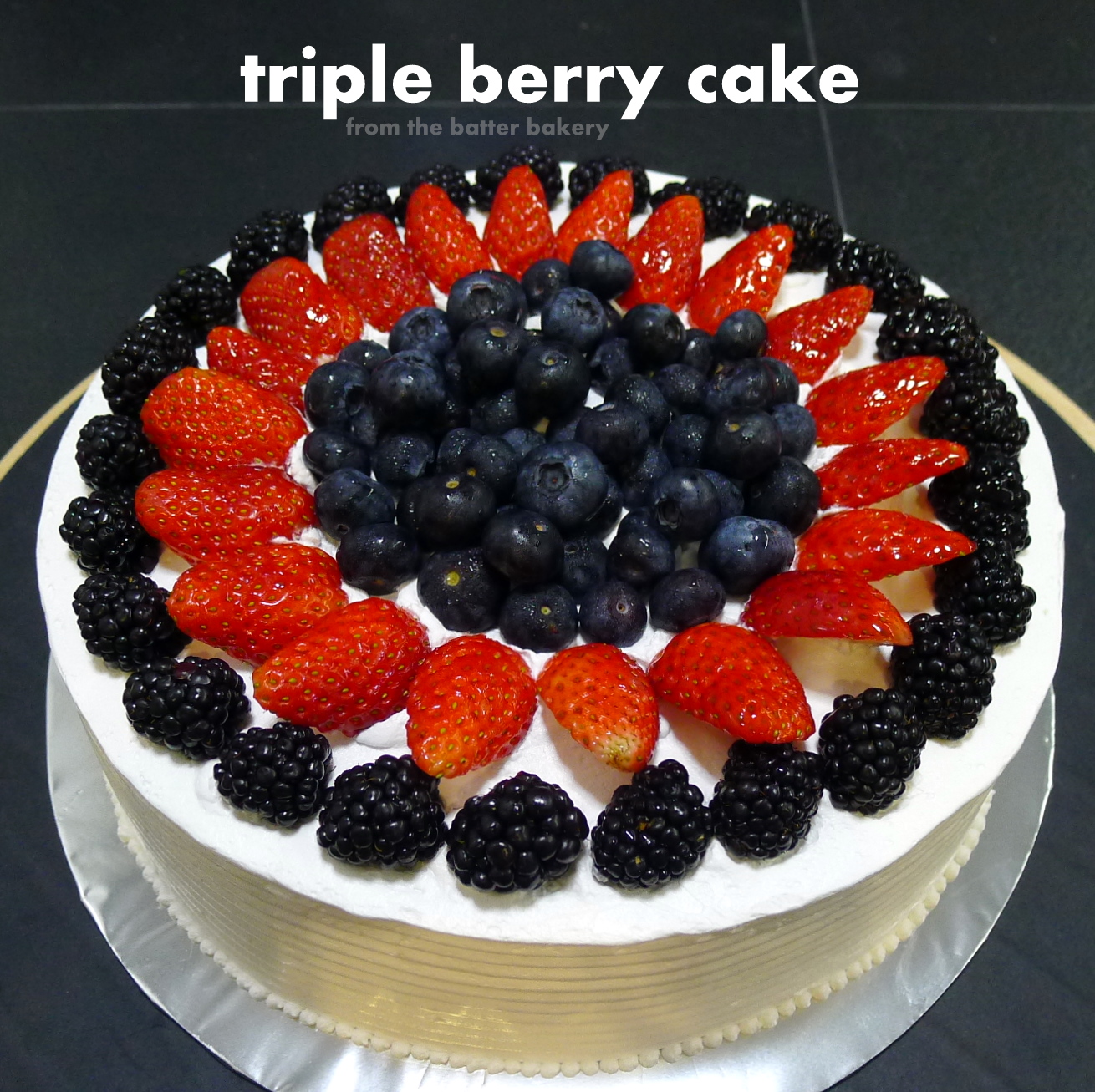 the batter baker: Triple Berry Cake