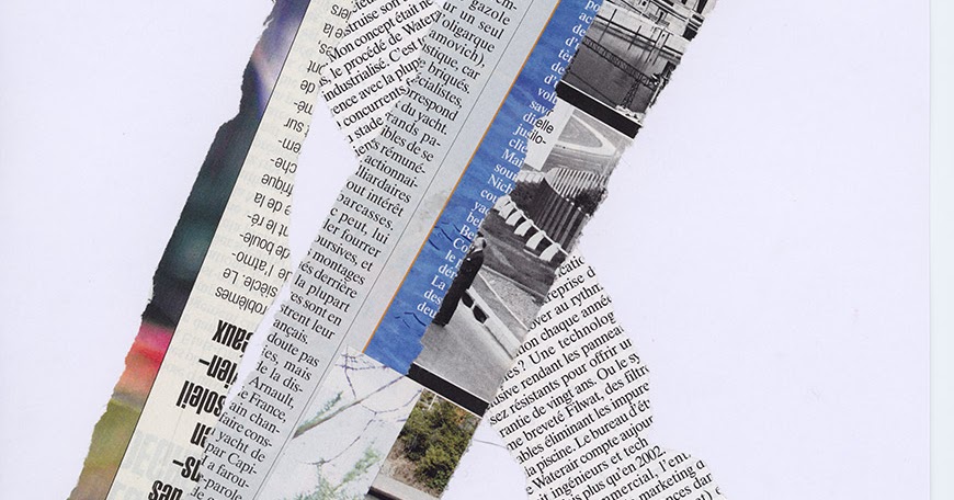 Paper Collage Tutorial: Early collage examples