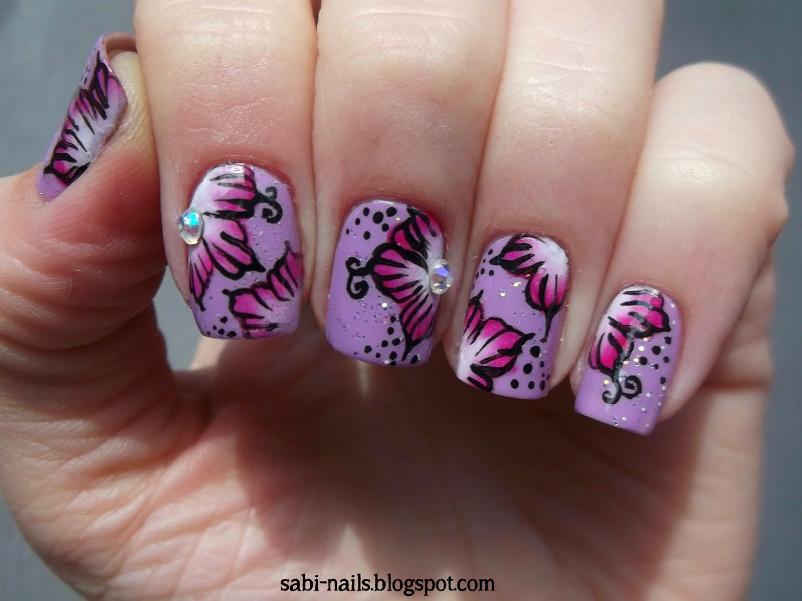 Sabi-nails: Taki zakamuflowany one stroke