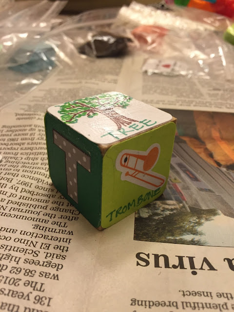 Our House in the Middle of Our Street: Alphabet Block Craft