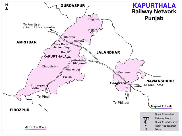 Rail-Map-india: kapurthala_railway_map