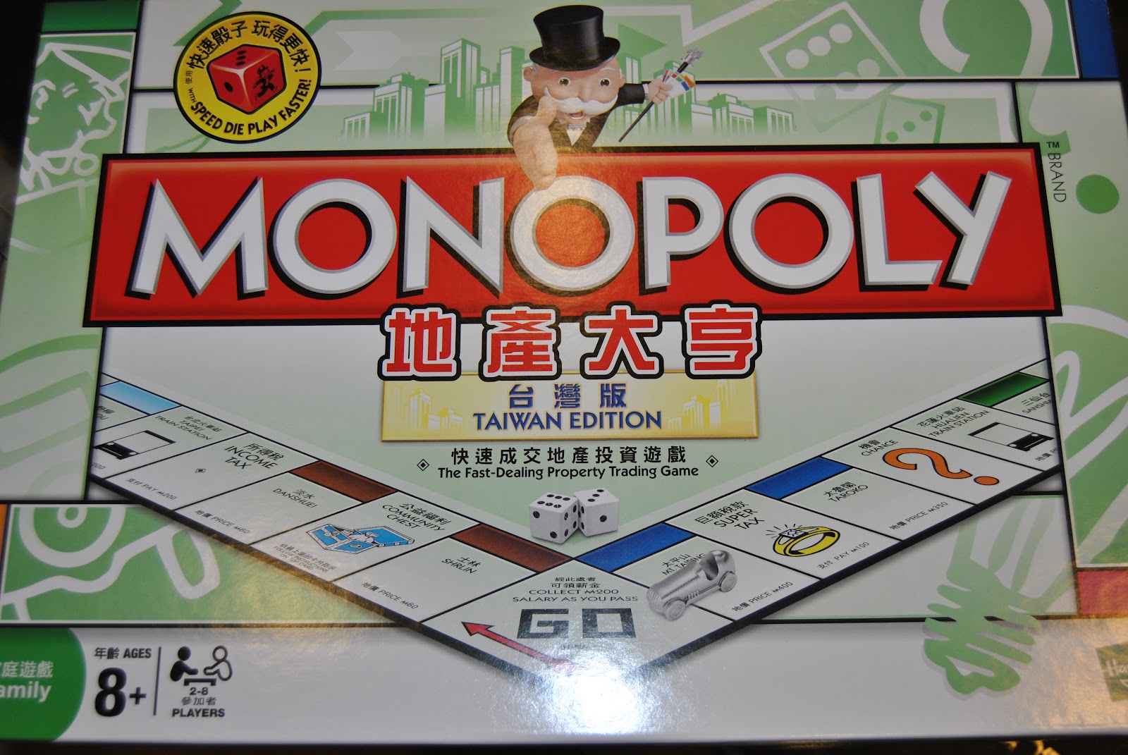 De aquí para allá: Monopoly Taiwan Edition