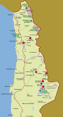 Images: atacama desert map