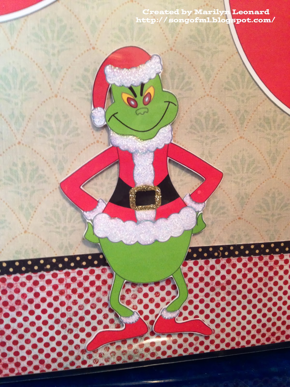 ~ Marilyn's Crafts ~: Grinch Scrapbook Layout
