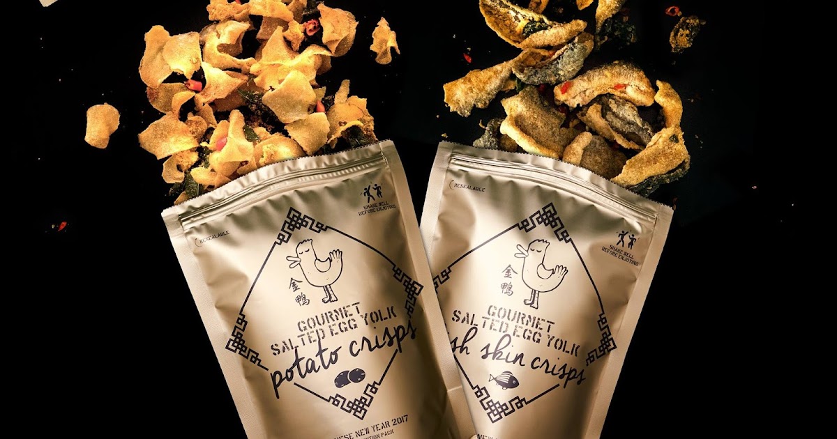 The Golden Duck Salted Egg Yolk Fish Skin and Potato Chips | CAMEMBERU