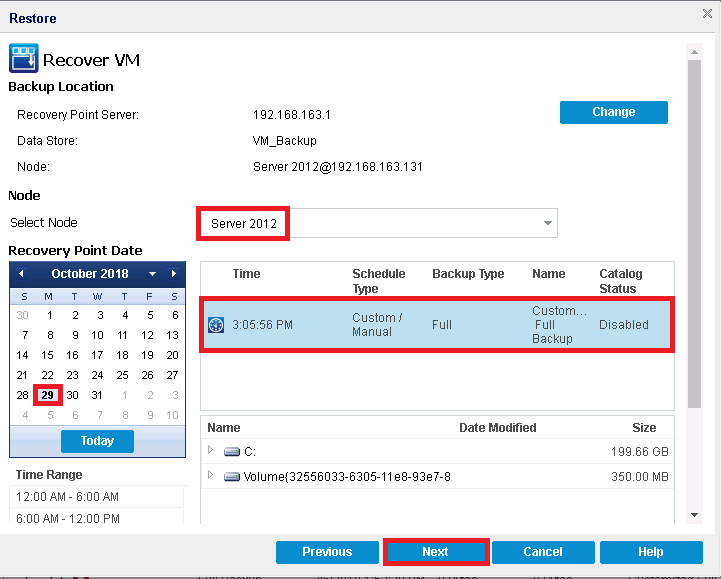 How to Recover a VM in ArcServe UDP 6.5 Step By Step With Screenshots ...
