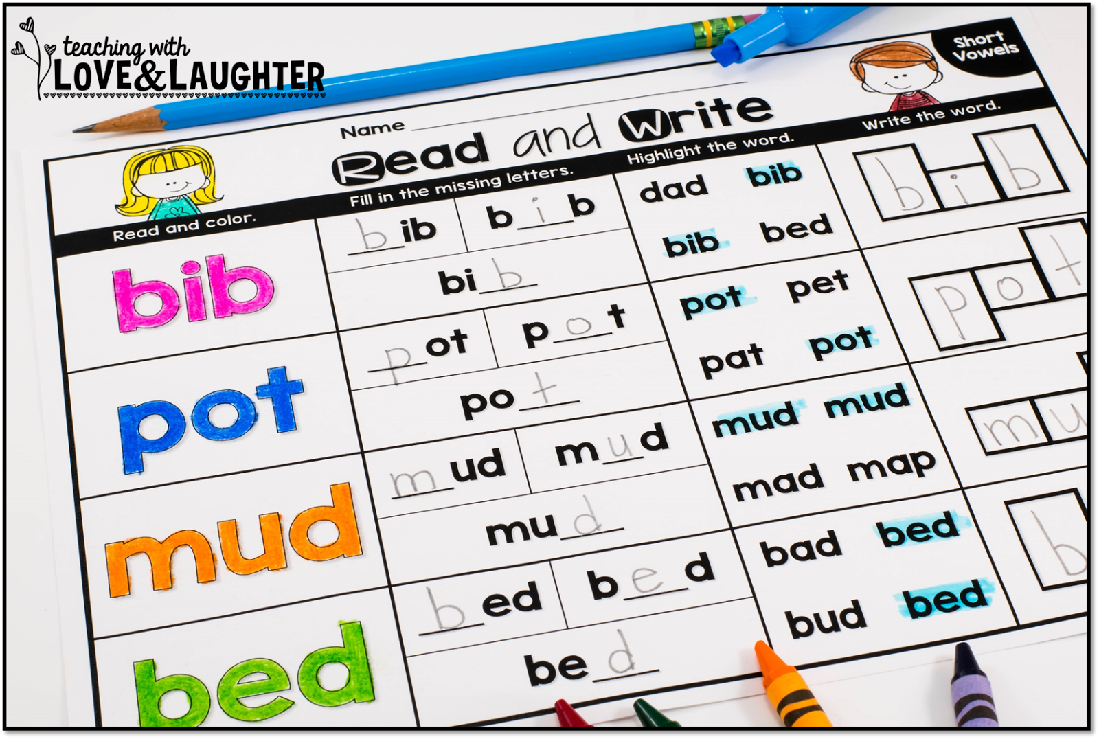 Teaching With Love and Laughter: Fun and Engaging Phonics Printables