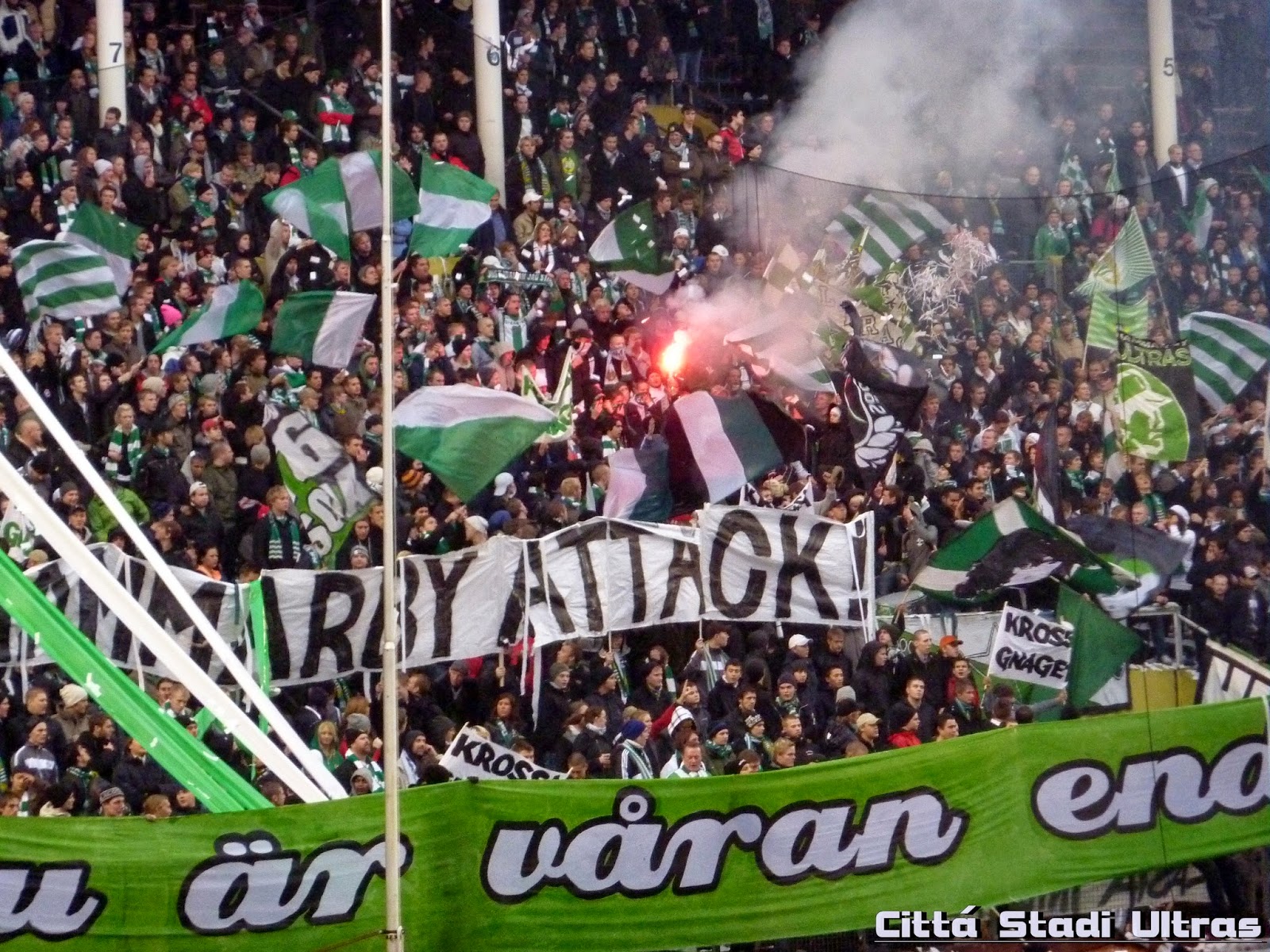 Città Stadi Ultras: Hammarby IF - AIK Solna