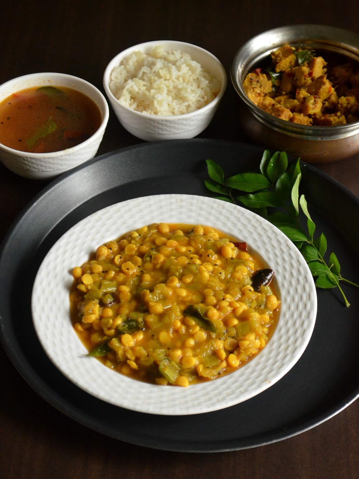 Indulge...: Pudalangai Kootu (without coconut) | Easy Snake Gourd Kootu ...