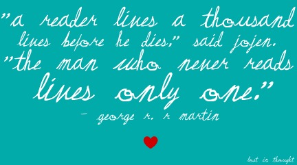 Lost in thought: Beloved Book Quotes #1: New Feature!