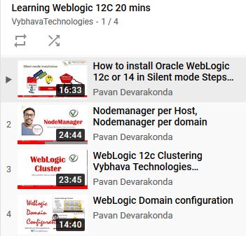 WebLogic Admin Tricks & Tips