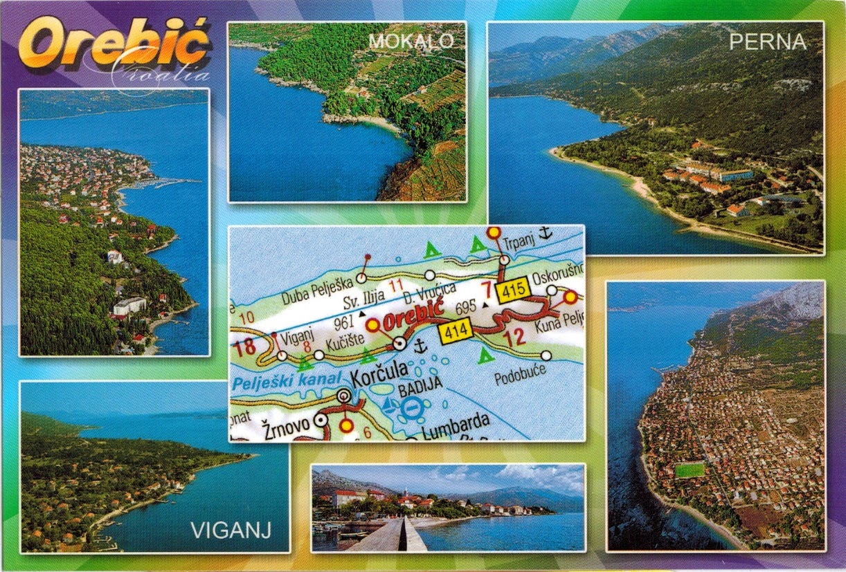 Map Cards - Hunting: 0443, 0444 Croatia - Orebic