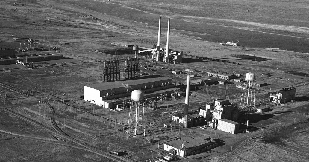 Big Bend Railroad History: World War II Era B Reactor Photo