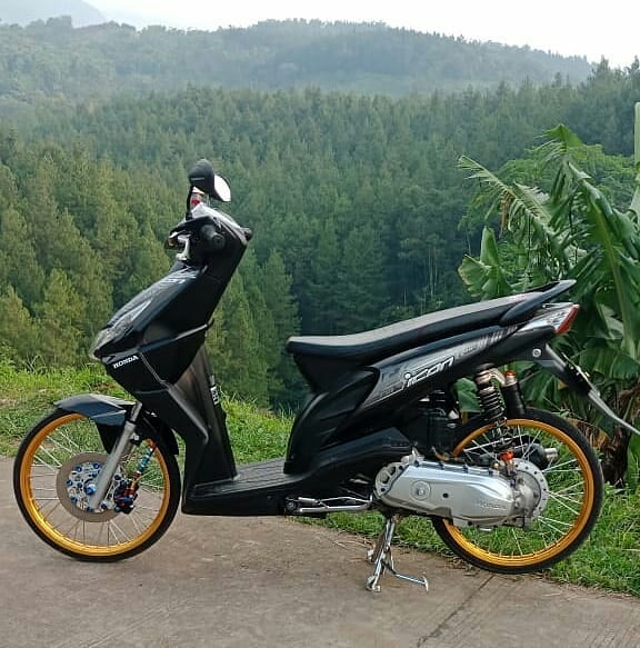 80 Foto Modifikasi Motor Beat Karbu Simple & Extream