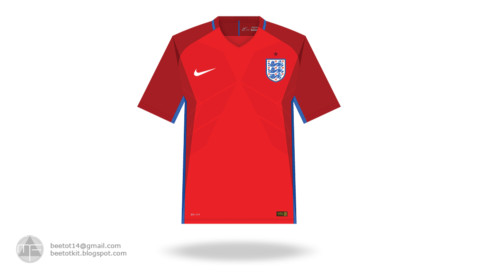 Beetot Kit: England Euro 2016 Kit